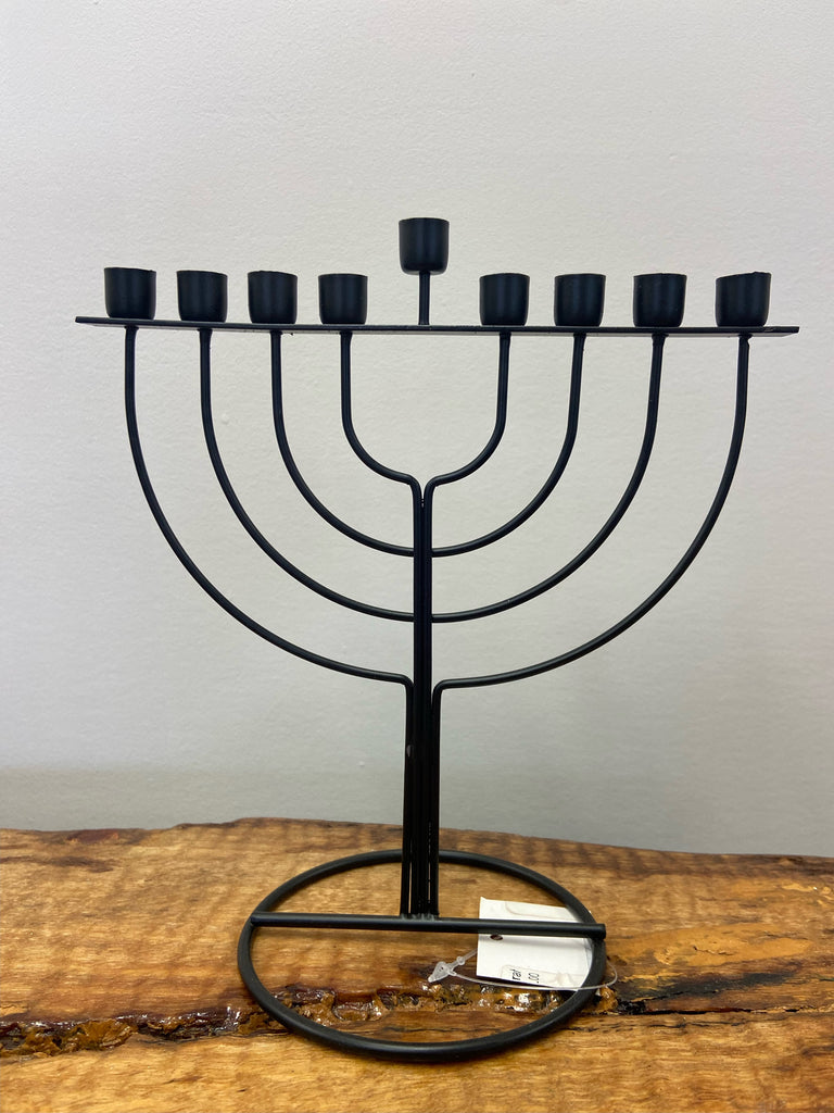 Metal Chanukah Menorah – El Shaddai Supplies